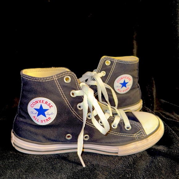 Converse | Shoes | Converse Black And White Hightop Sneakers Iconic ...